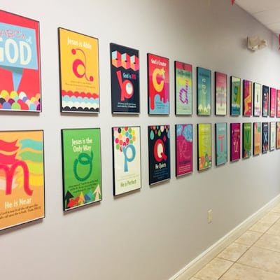 ABC Scripture Cards, Abc's of God Scripture Art, Christian Kids Set of ...