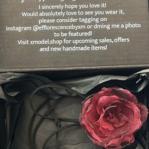 Handmade Corsage Neck Flower/choker in Periwinkle by Efflorescence - Etsy