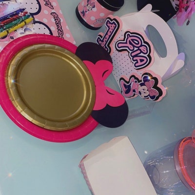 UTENSILS Minnie Mickey Mouse Fork Spoon Knife Wrapped in - Etsy