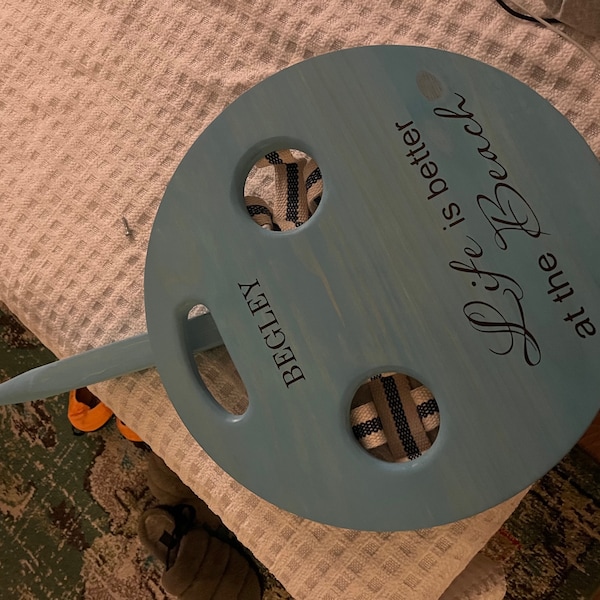 Handmade Beach Table, Personalized Gift, Unique Gift, Beach Gift ...
