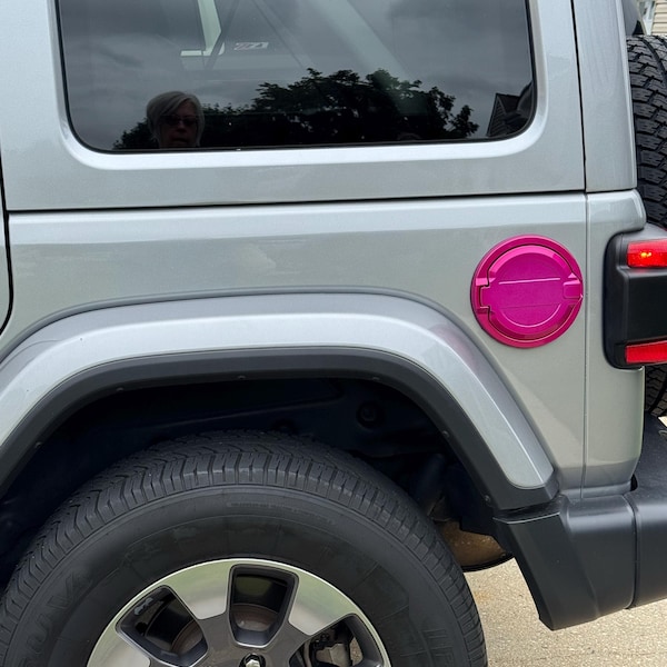 Custom Powder Coated Jeep Wrangler Fuel Door - Compatible With 2018 ...