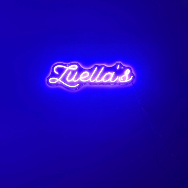 Custom Neon Name Signs for Kids' Bedrooms/nurseries, Light up Name ...