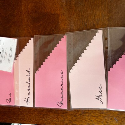 Cash Envelope Tracker Subscriptions Tracker Expense Tracker Budget ...