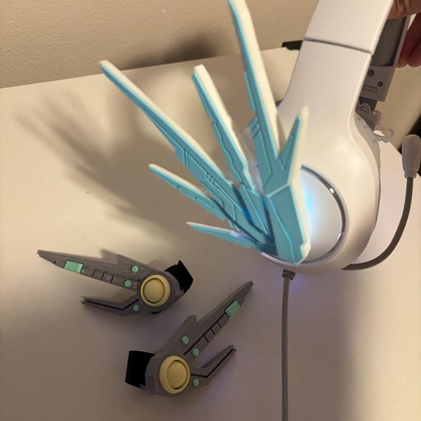 Mecha Wings for Headphones / Headset for Streaming Anime Cosplay - Etsy