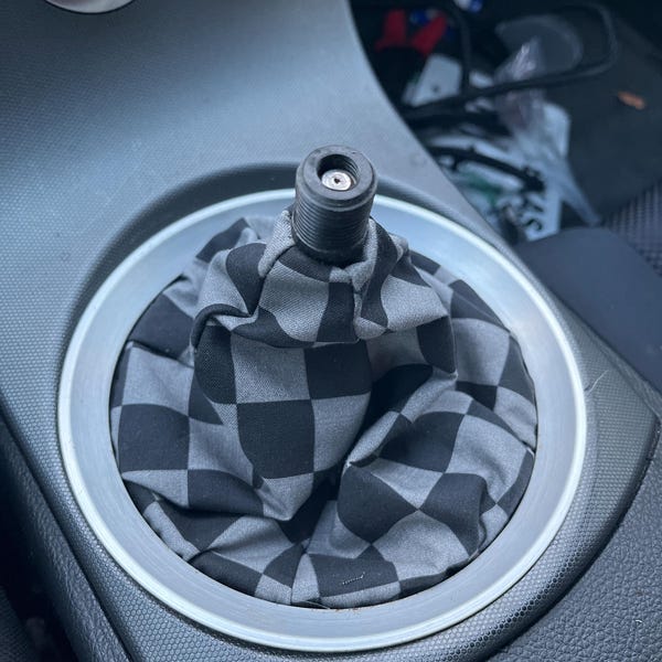 CHECKMATE - 90s White Retro Checker Universal Shift Boot - Handmade ...