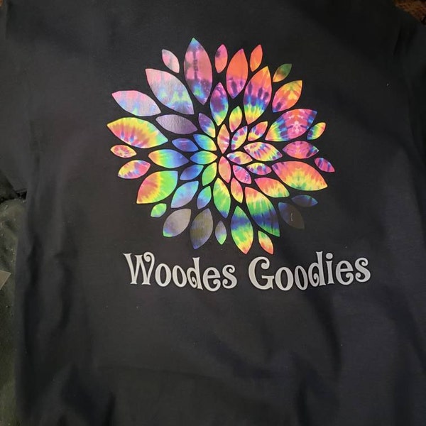 Rainbow Tie Dye Vinyl/printed Heat Transfer Vinyl/patterned Vinyl ...