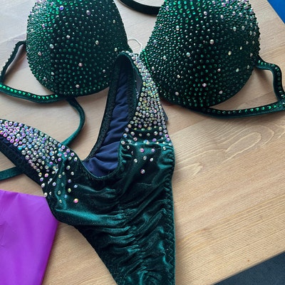 Competition Set Rhinestone Fitness NPC IFBB WBFF Figure Competition ...