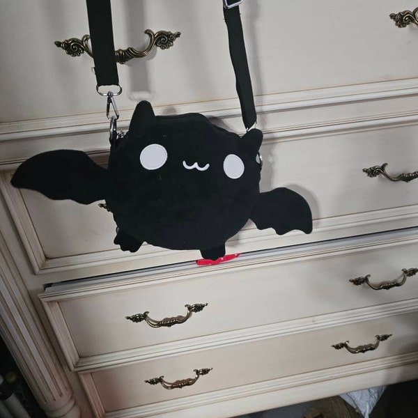 Cute Plush Bat Mini Crossbody Bag / Backpack - New Higher Quality ...