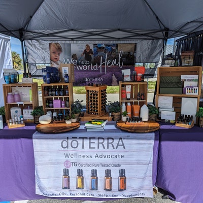 Doterra Full Color Retractable Tabletop Banner Lavender Doterra ...