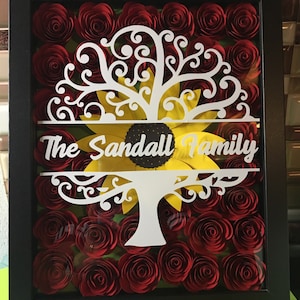 Split Monogram Family Tree Svg, Tree Svg, Family Tree Svg, Split Tree ...