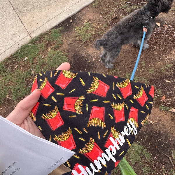 Funny Dog Bandana, Mom's Personal Stalker, Slides on Over the Collar ...