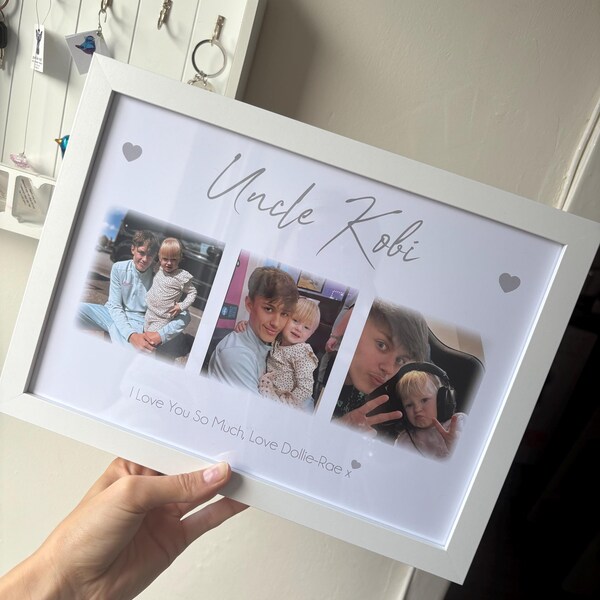 Personalised 21st Birthday Photo Collage Frame, 21st Birthday Gift ...