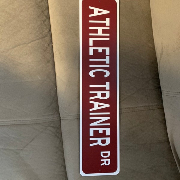 Athletic Trainer, Athletic Trainer Gift, Athletic Trainer Sign ...