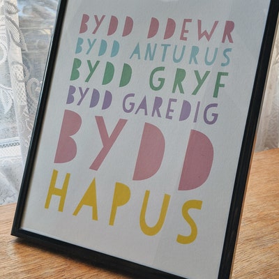 Personalised Map of Wales Map O Gymru Wedi'i Bersonoli - Etsy UK