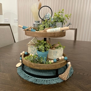 Tier Tray Decor Tray Decor Bundle Farmhouse Tier Tray - Etsy