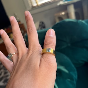 Spiral Ring, Hypnotic Ring, Dainty Ring, Gold Plated Brass Ring ...