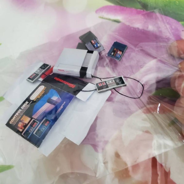 Dolls House Miniature Nintendo Switch Console 4 Games and Box - Etsy