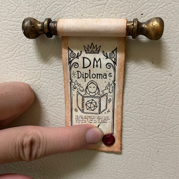 Dnd Class Diplomas. Artificer. Dungeons and Dragons. Scrolls Miniature ...