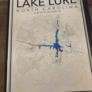 Wall Art Map of Murrells Inlet, South Carolina - Etsy