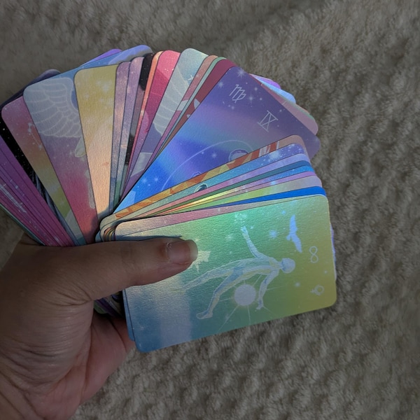 Single Cards From the Prism Tarot Brilliant Cut - Etsy