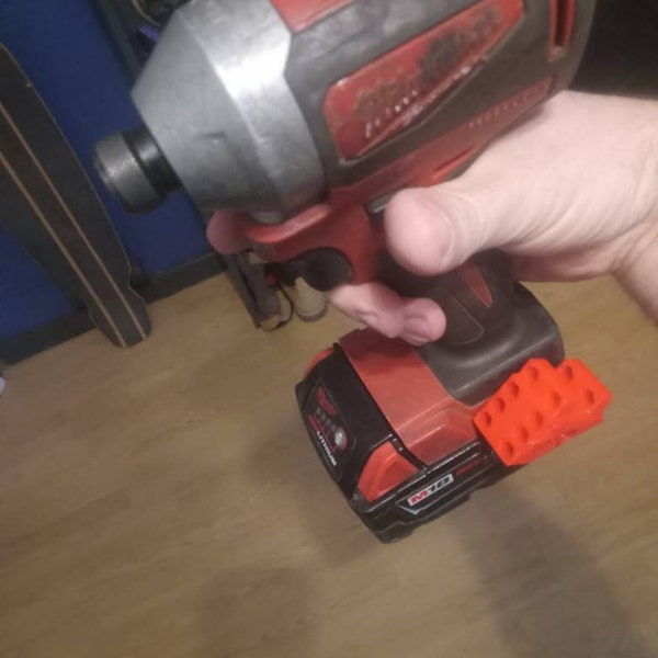 8 Bit Holder for Milwaukee M18 Fuel Brushless 1/4" Impact Driver ...