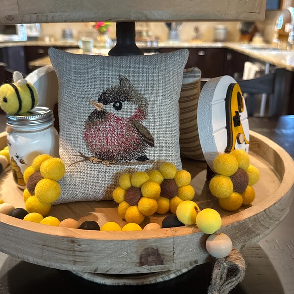 Stripe Wool Felt // Printed Felt // Printed Wool Felt // Stripe Felt ...