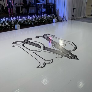 Custom Wedding Dance Floor Decal Removable Personalized - Etsy