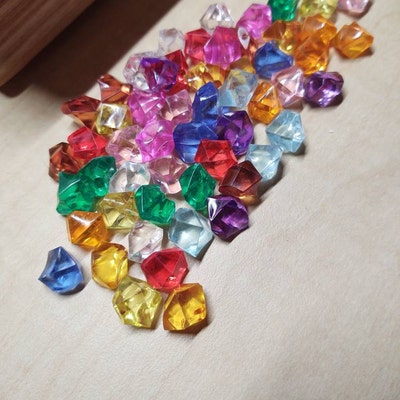 Translucent Colored Plastic Gems Game Resources Point Tokens Mana - Etsy