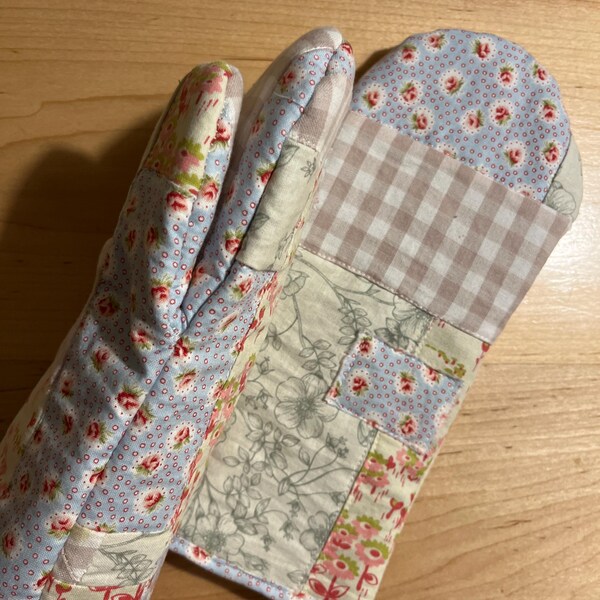 Upcycled Quilted Mittens Sewing Pattern Beginner Friendly - Etsy