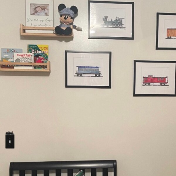 Coal Train Engine Locomotive Railroad Light Switch Plate Cover - Etsy