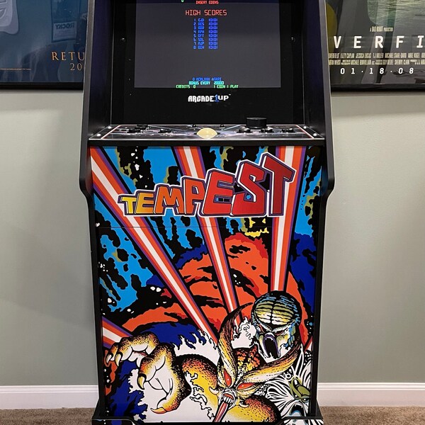 Arcade1up Cabinet Kickplate Front Riser Graphics Tempest Graphic ...