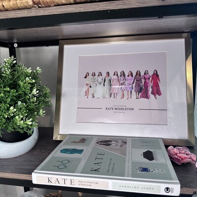 Kate Middleton Crowned as Queen in Formal Dresses Set of 4 Digital ...