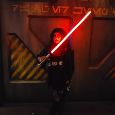 Dark Side Princess Leia Organa Cosplay Crossover Costume Black Gown ...