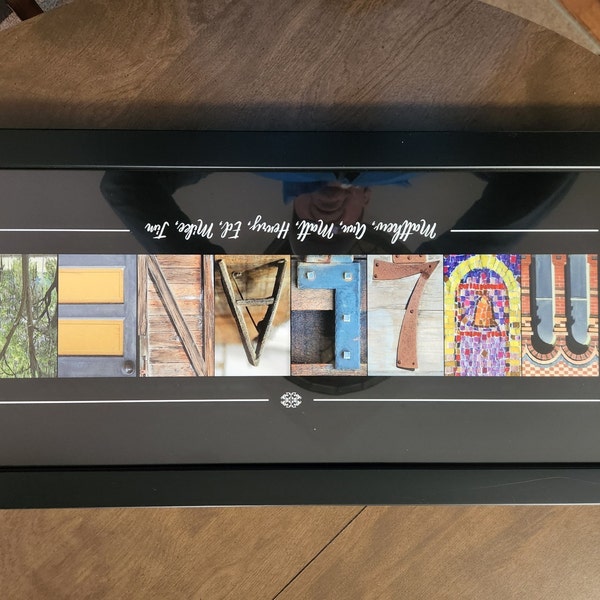 Alphabet Art Photos, Last Name Wall Art, Alphabet Photography Last Name ...