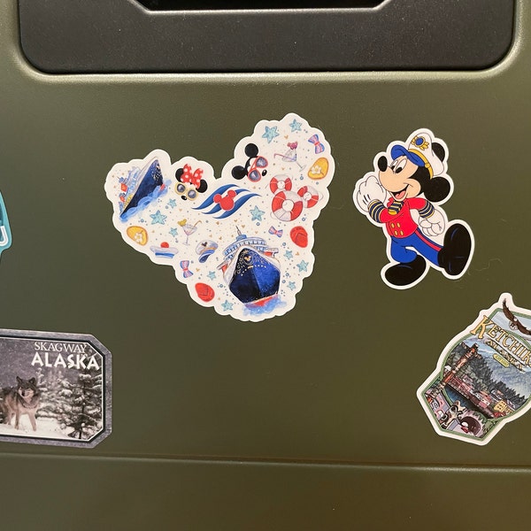 Sticker, Ketchikan, Alaska, Montage, , Vinyl Die Cut, Waterproof ...