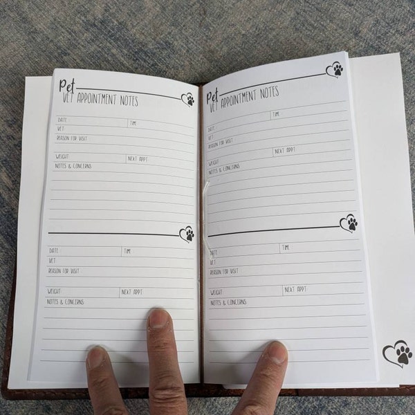 Perpetual Calendar for Your Traveler's Notebook Printed Travelers ...