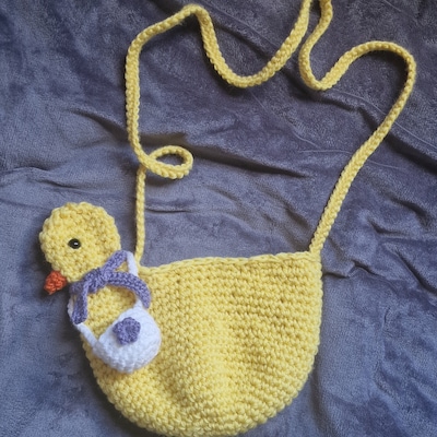 Crochet Duck Bag PATTERN , Amigurumi Duck Plush, Crochet Purse Gifts ...