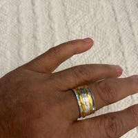 Multi Strands Thumb Ring, 22k Gold Plated Brass Ring, Stacking Wires ...