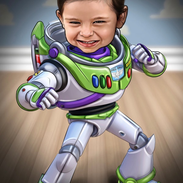 Princess Anna - Custom Frozen Cartoon Caricature Drawing - Etsy