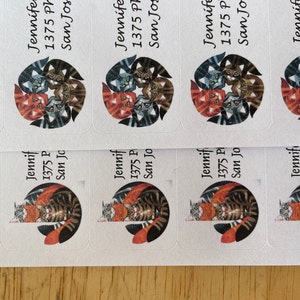 30 Personal Address Labels Trees for All Seasons bx 485c - Etsy