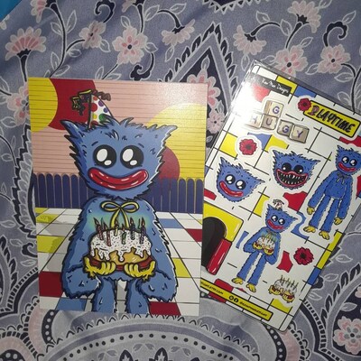 Huggy Printable Party Pack, Poppy Playtime Inspired Party Invitation ...