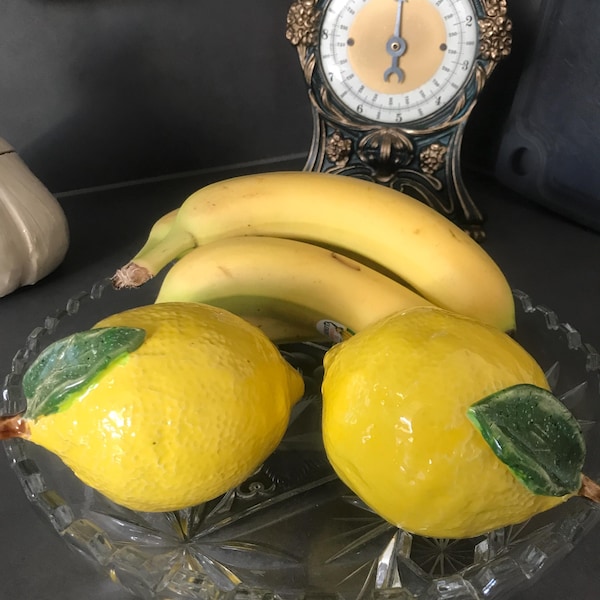 Ceramic Lemon, Hand Made Ceramic Home Decoration, Fake Lemon ...