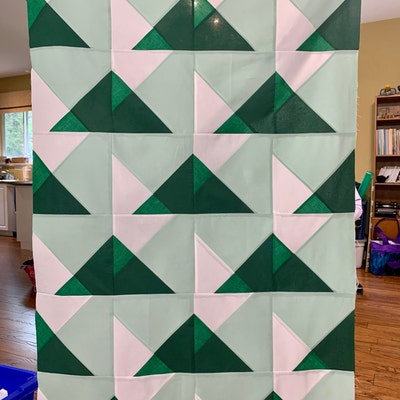 Red Zinger Selvage Quilt Pattern, Easy Quilt Pattern, Upcycle, Recycle ...