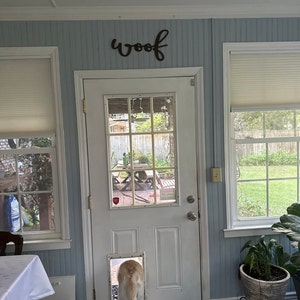 Woof Word Cut Out, Laser Cut, Wood Words, Wood Cut Word, Wall Wood ...