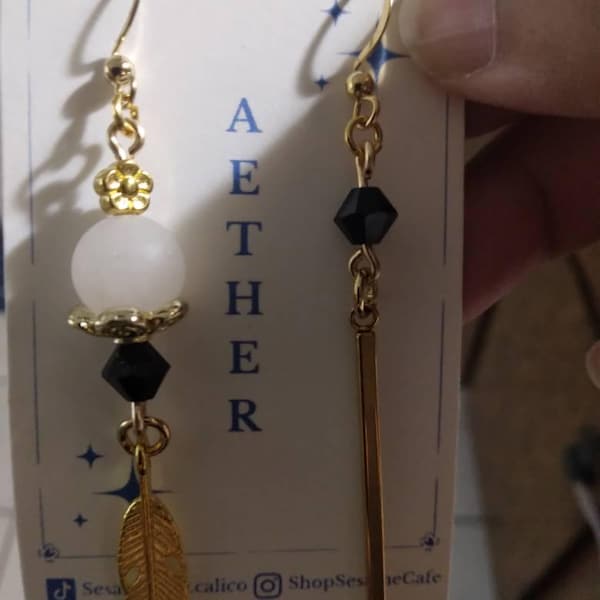 Aether Traveler Earrings | Genshin Impact Inspired | Cosplay Earrings ...