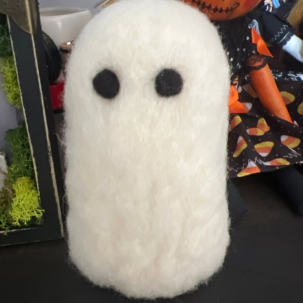 Handmade Wool Felted Ghosts | Halloween Decor - Etsy