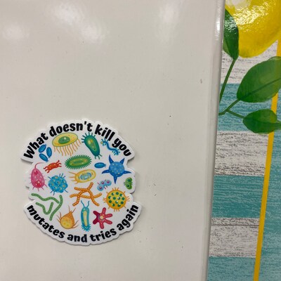 Staph Meeting Sticker, Bacteria Humor, Microbiology, Infectious Disease ...