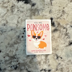 Printable Chappy Valentine's Day Card, Instant Download Lip Balm ...