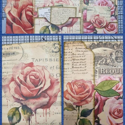 Enchanted Forest Watercolor Junk Journal Pages Fantasy Journaling Paper ...