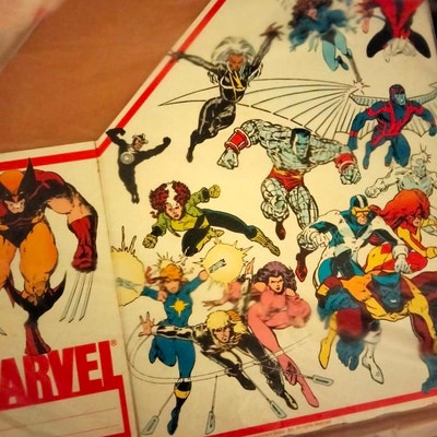 1990's Wizard Marvel/dc Comics Poster: - Etsy